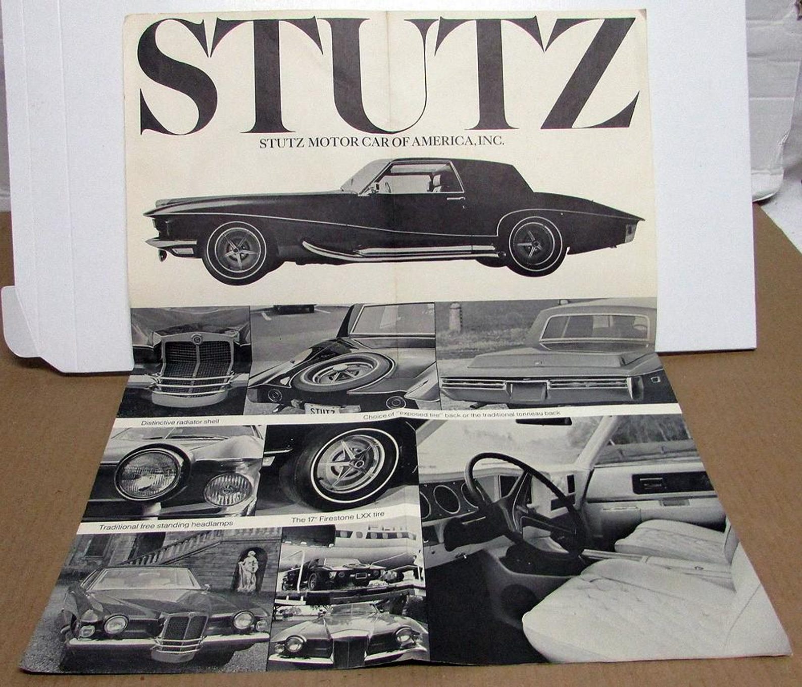 1971-72 Stutz Motor Car of America Dealer Sales Brochure Folder Limited ...