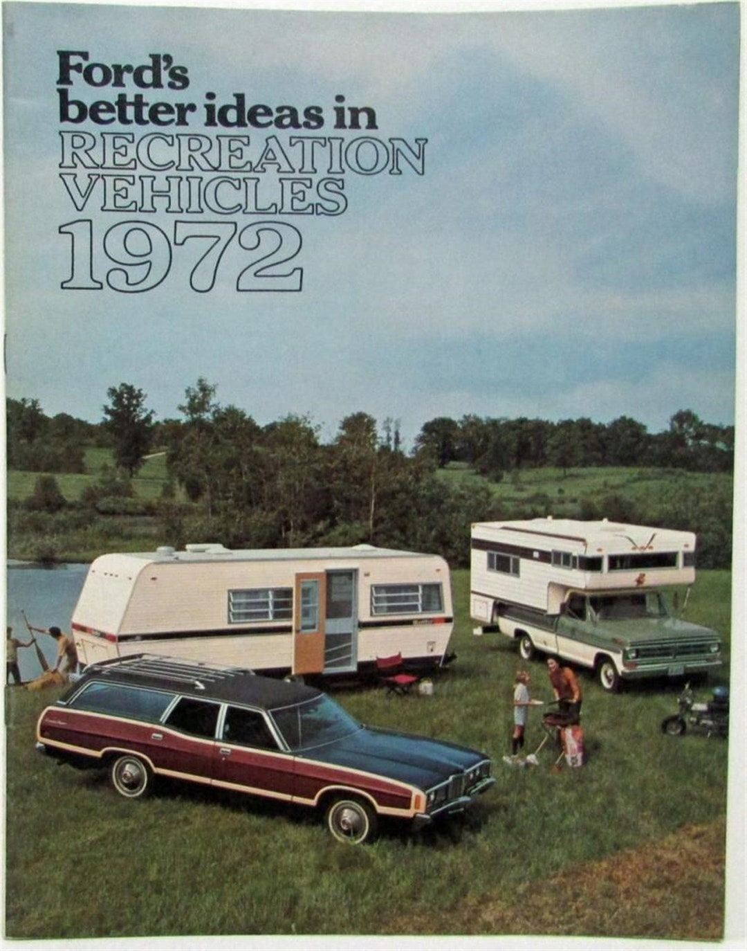 1972 Ford Recreation Vehicles Sales Brochure Bronco Ranchero Full Size ...