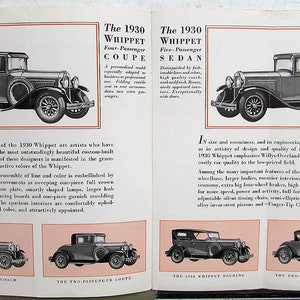 1930 Whippet 96A 98A Sedan Coupe Commercial Chassis Roadster Specs Sale ...