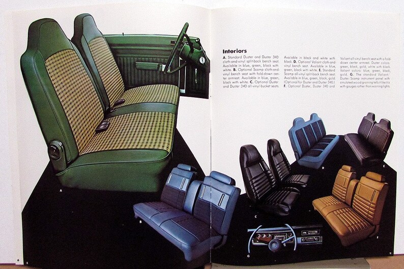 1972 Plymouth Barracuda Cuda Duster Valiant Chrysler Color - Etsy