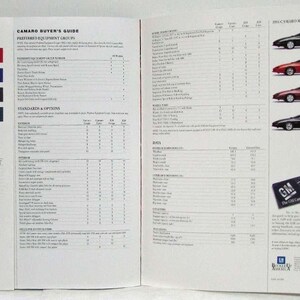1994 Chevrolet Camaro & Z28 Sales Brochure - Coupe Convertible - Etsy