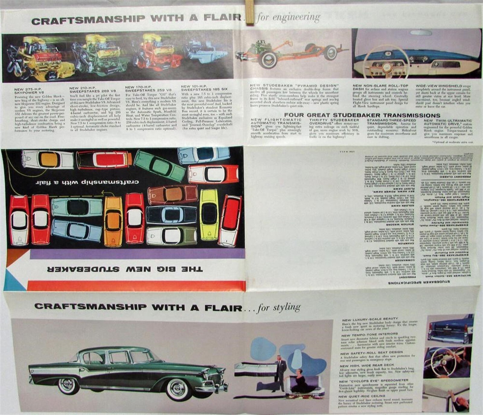 1956 Studebaker Sales Folder Poster Hawk Wagon President - Etsy