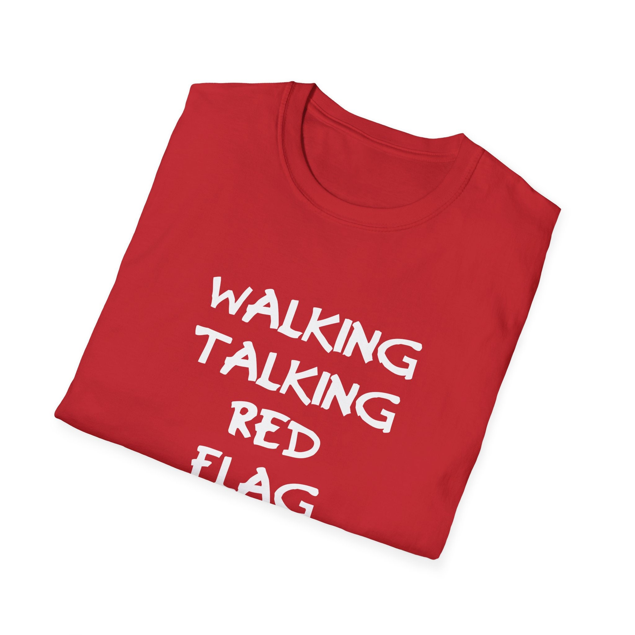 RED FLAG Unisex Softstyle T-shirt - Etsy