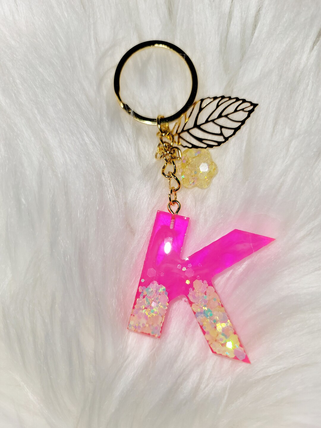 Alphabet Keychain Custom Made - Etsy