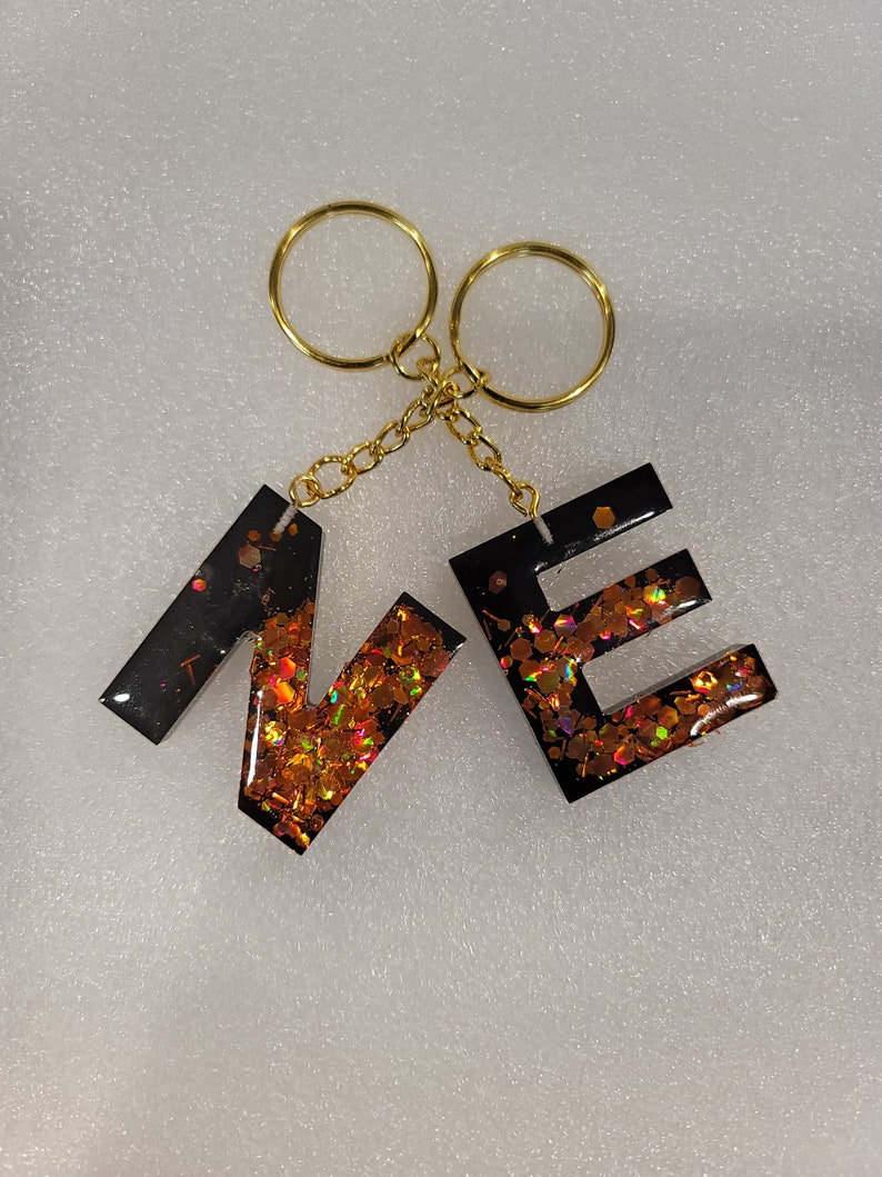 Alphabet Keychain Custom Made - Etsy