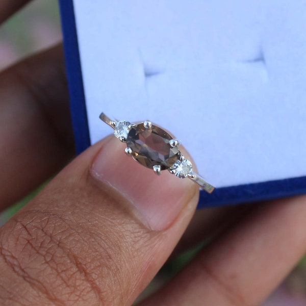Brown Stone Ring - Etsy