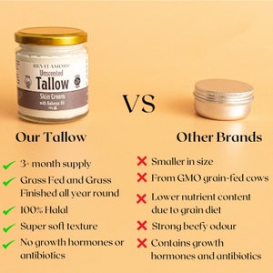 Whipped Tallow Cream | Halal Tallow | Farm Batch | 2-ingredients | Beef ...