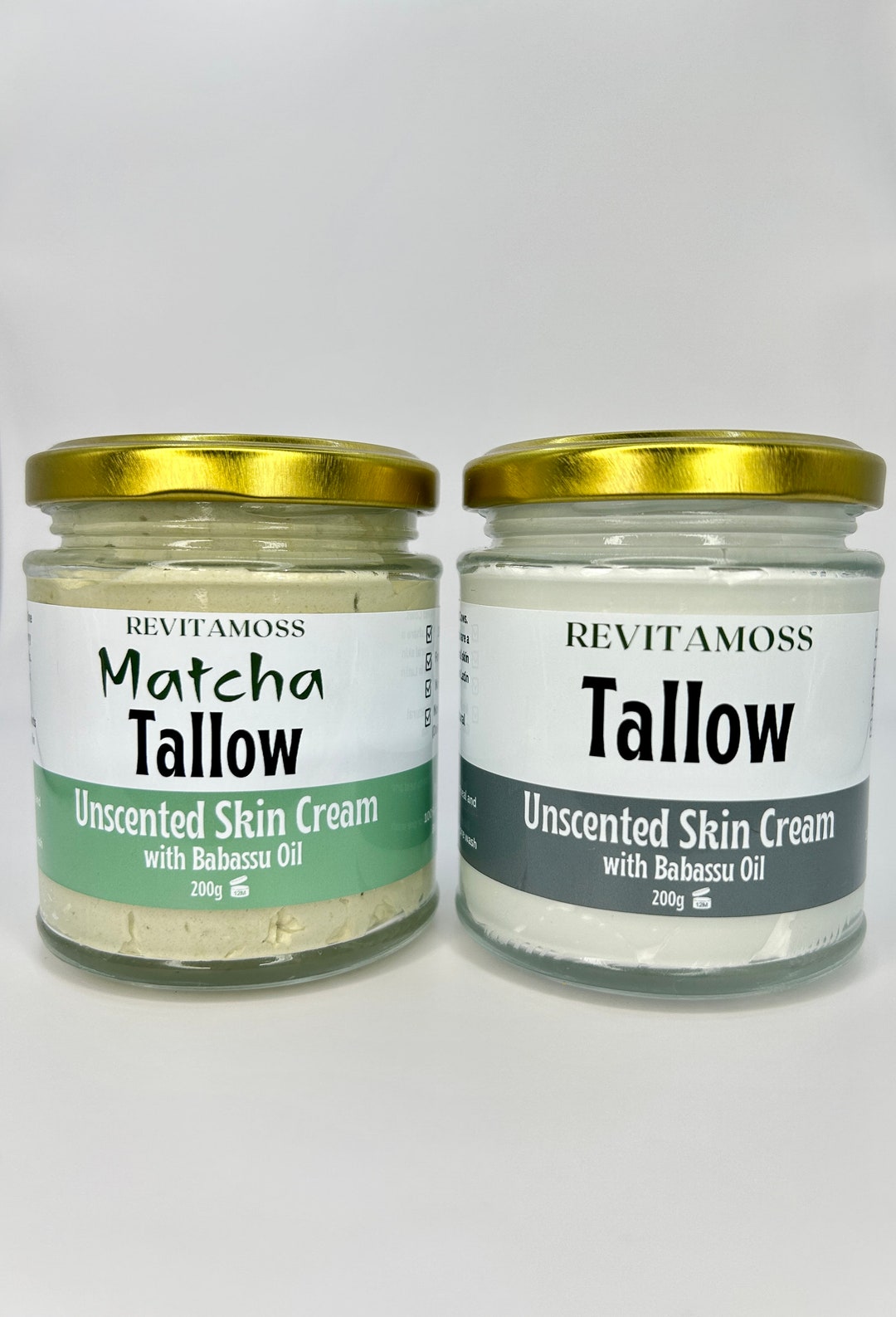 Tallow Bundle Grass Fed Whipped Halal Tallow Unscented And 100