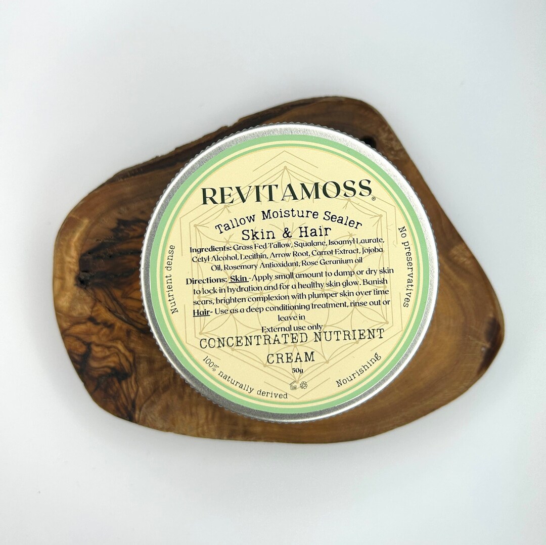 Tallow Face Cream - Grass Fed, Whipped, Non-toxic, Naturally Derived ...
