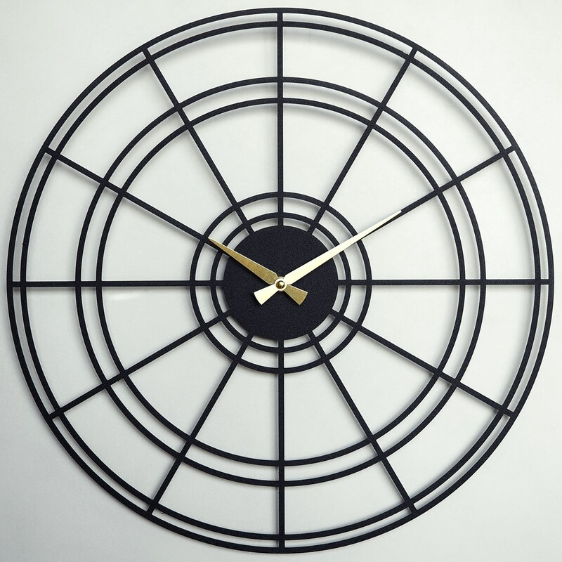 Leather Wall Clock - Etsy