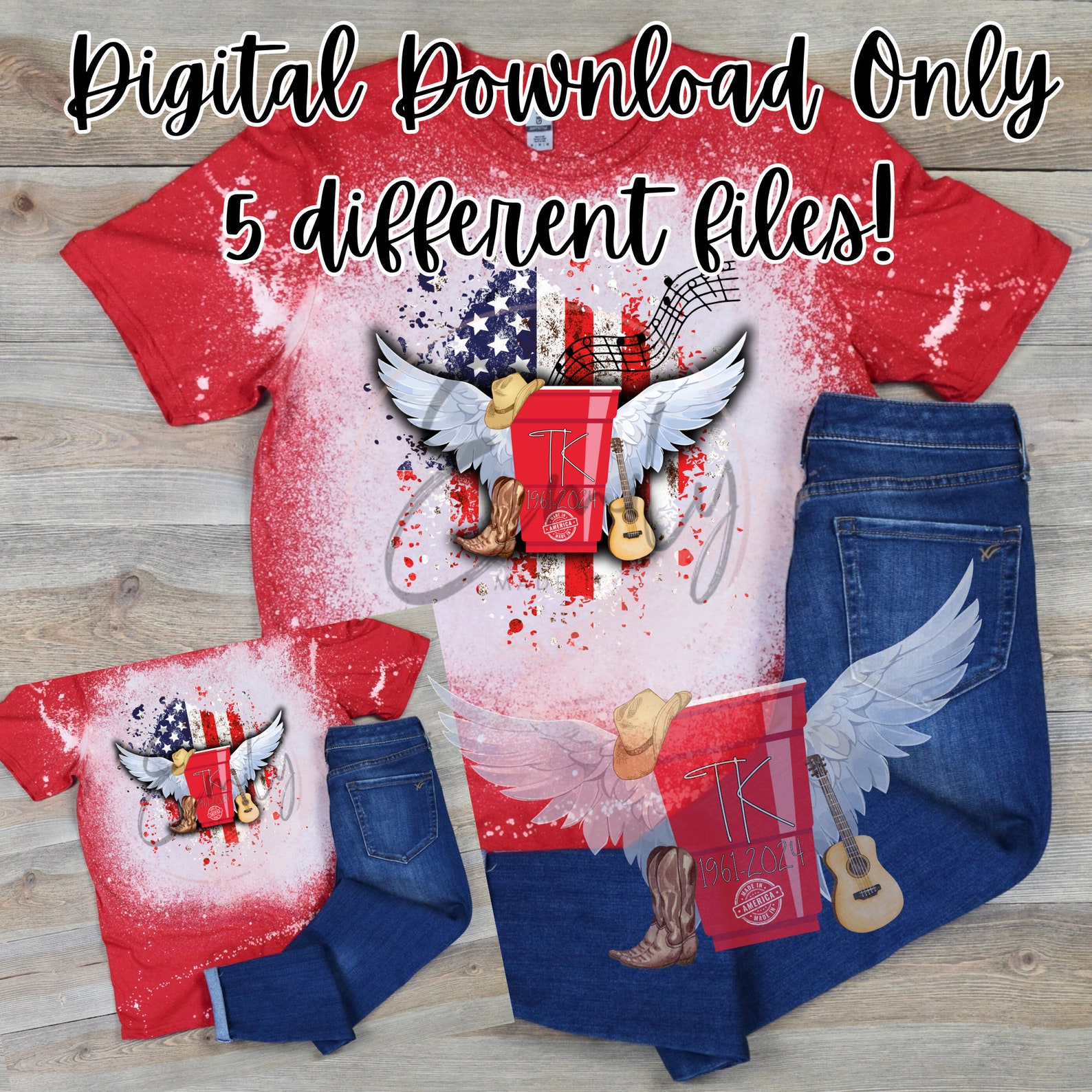 Toby Keith Country Music Singer Memorial Shirt Design Featuring the Red ...
