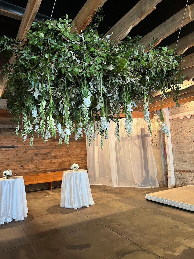 Rectangle & Square Floral Chandelier, Flower Frame, Rectangle or Square ...