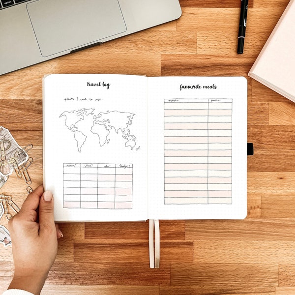 Premade Bullet Journal - Etsy