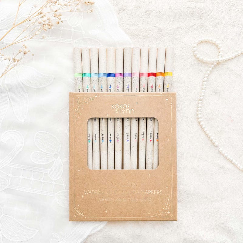 Water Colour Pen Set - Etsy