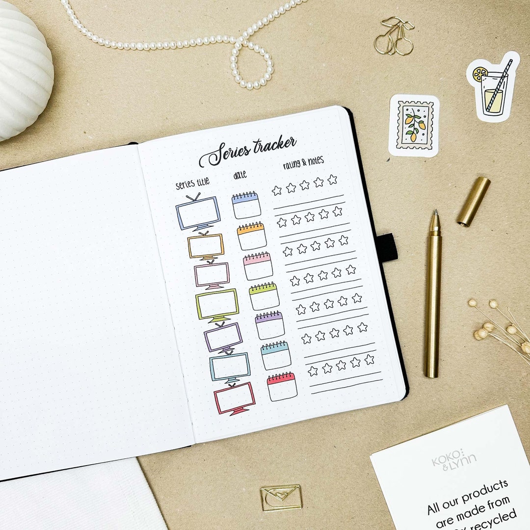 Series Tracker | Stick-in-page | A5 Format | Tracker | Reading ...