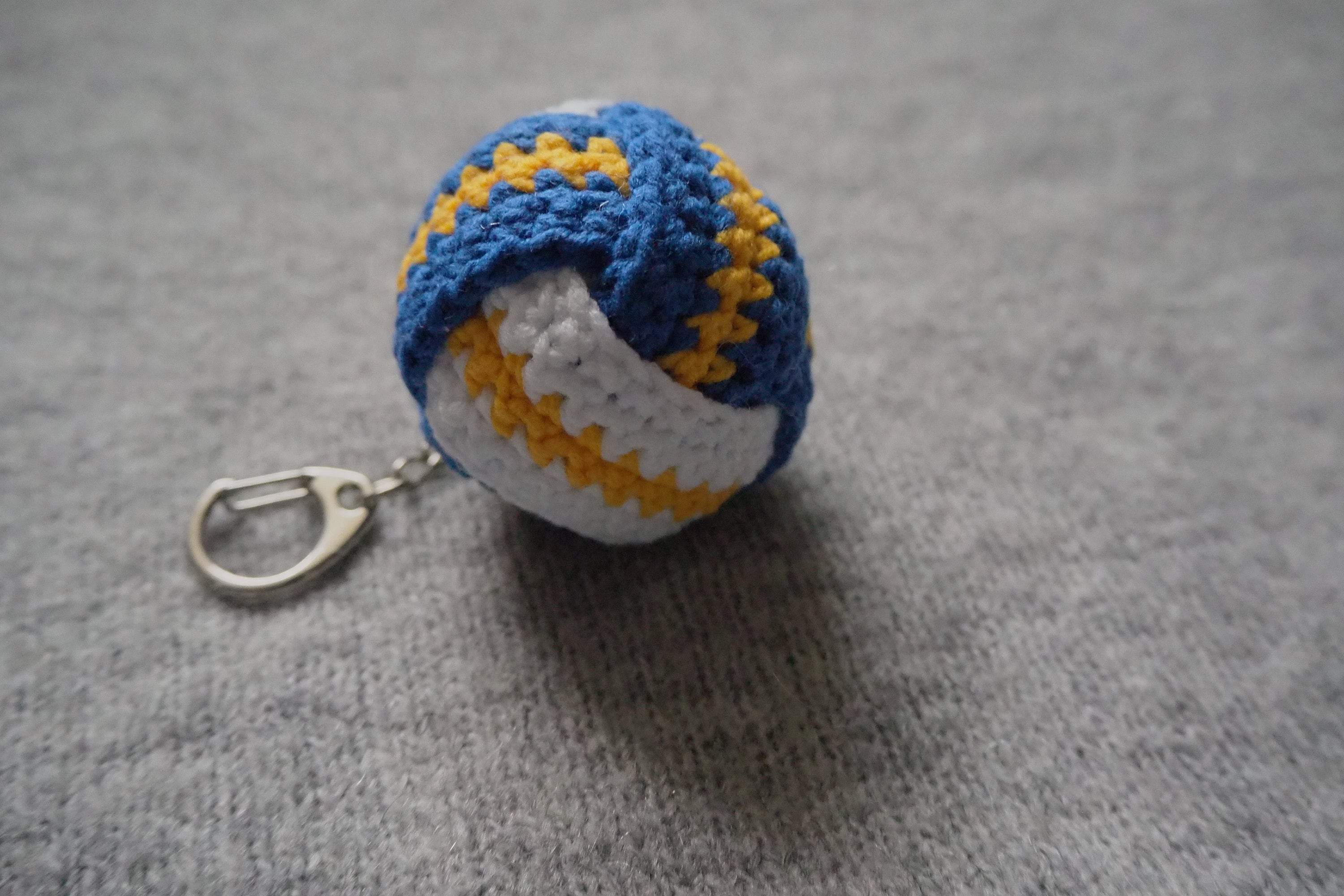 Crochet Volleyball Keychain PDF Pattern, PDF Tutorial for Begginers ...