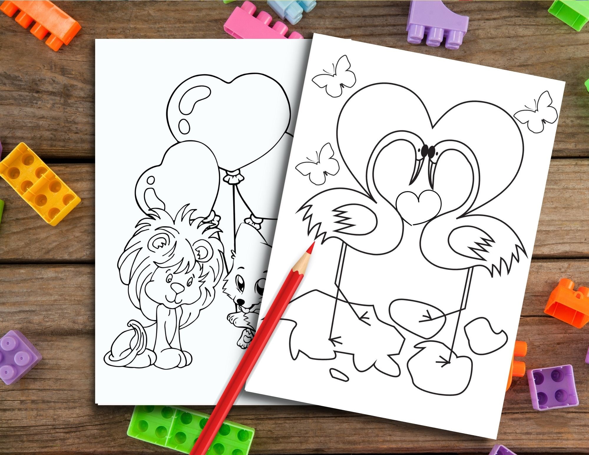 Valentine's Day Coloring Pages for Kids, Printable Coloring Sheets ...