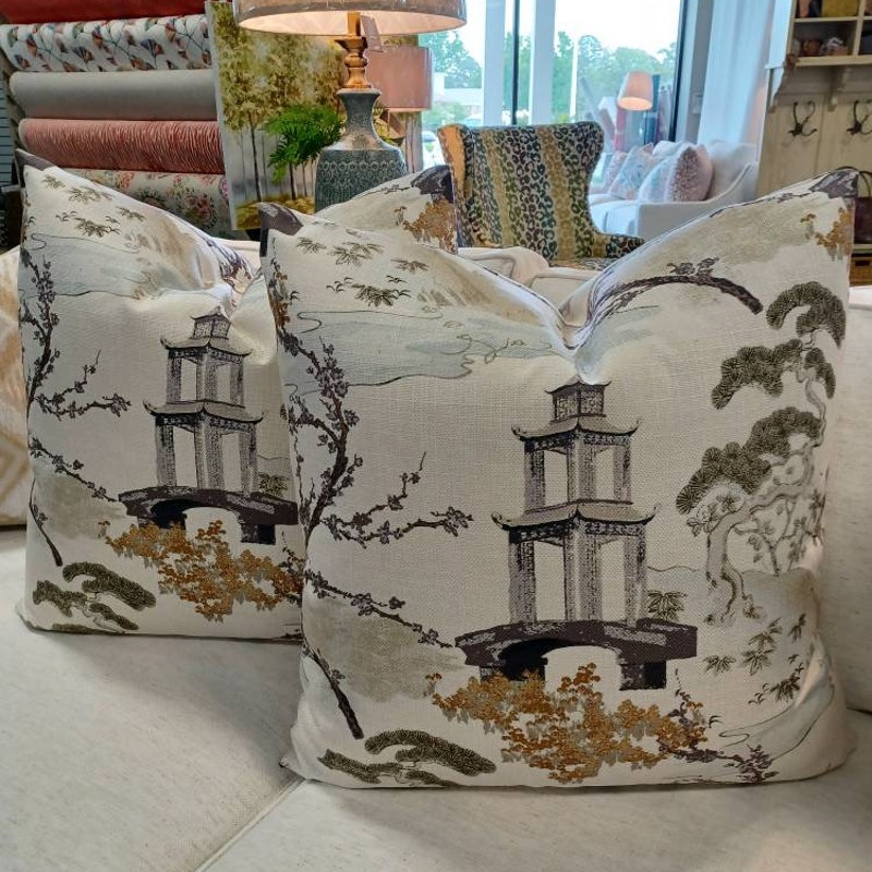 Pagoda Fabric - Etsy