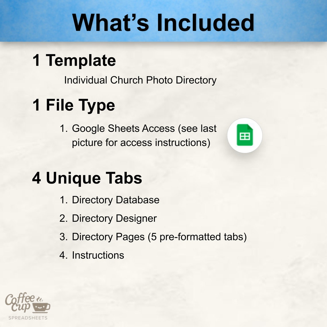 Church Photo Directory: Automatically Updating Customizable Google ...