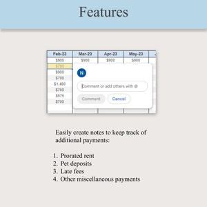Rent Collection Tracker Template: Excel & Google Sheets - Etsy