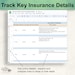 Insurance Policy and Coverage Tracker Excel and Google Sheet - Etsy