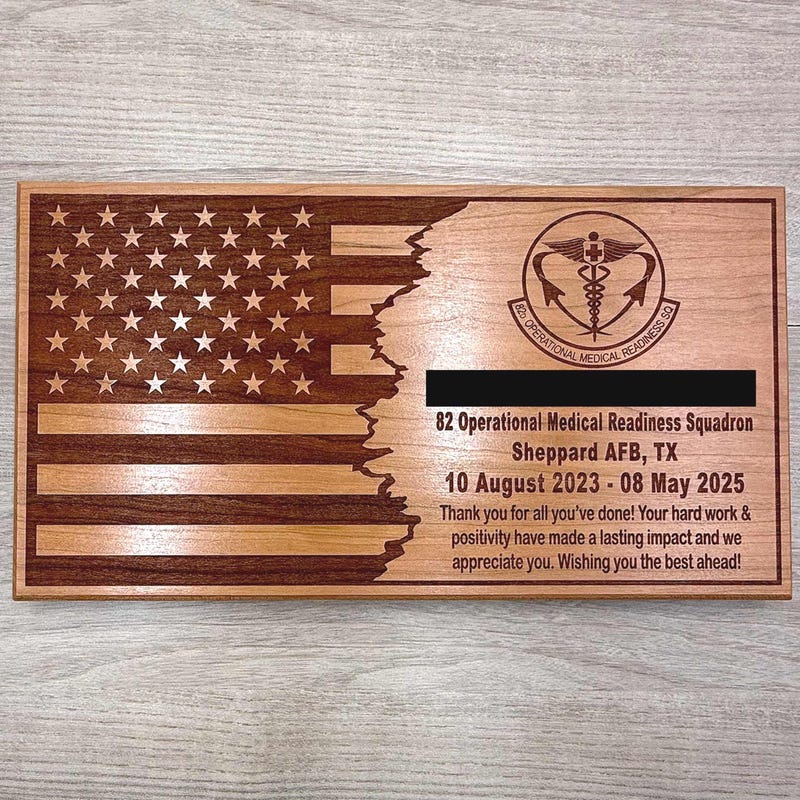 Military Plaque - Etsy