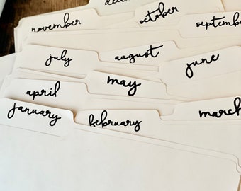 File Folder Labels - Etsy