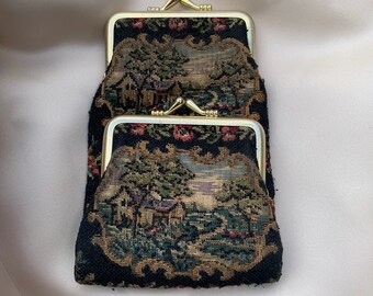 Double Coin Purse | Etsy