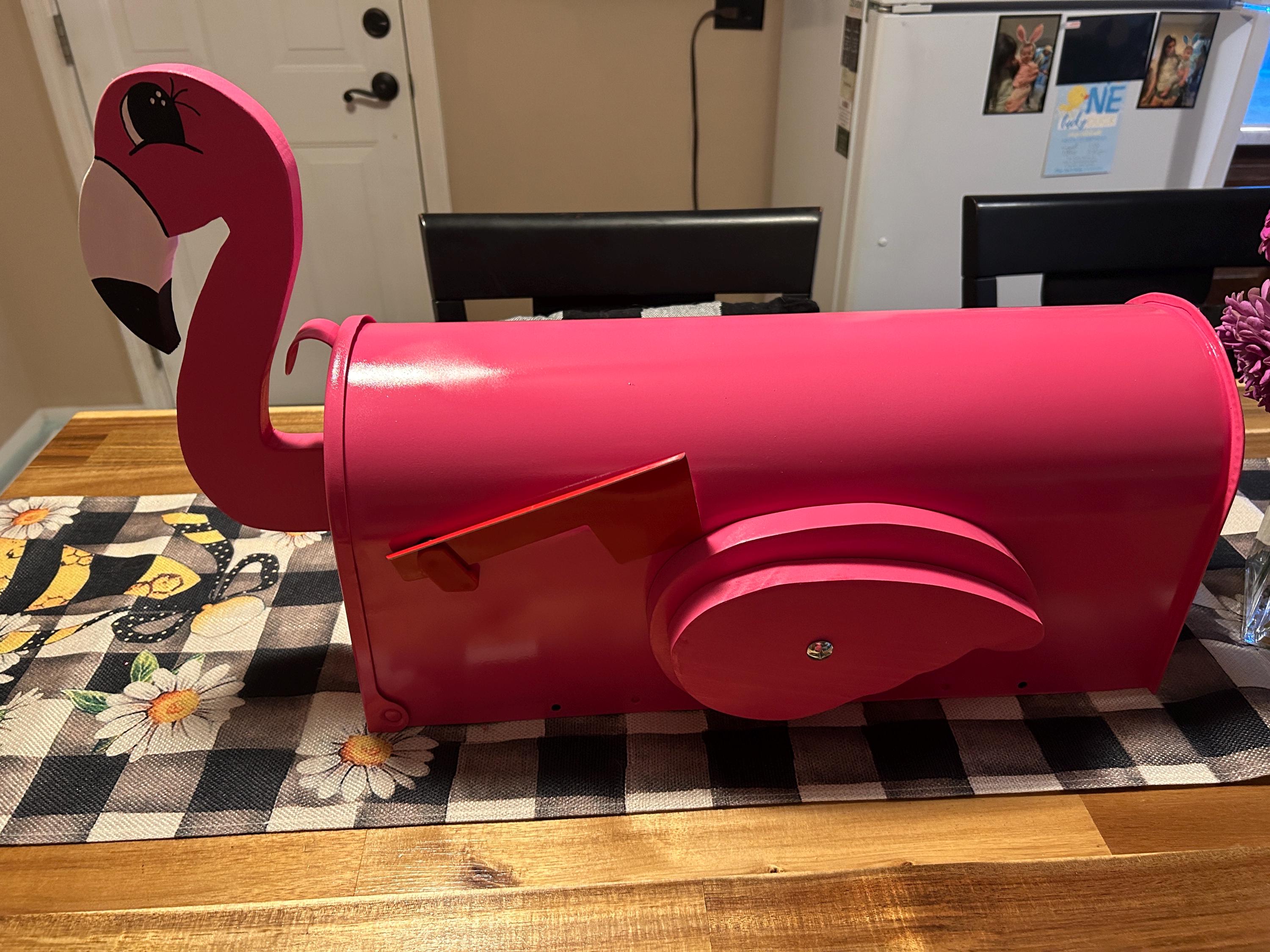 Flamingo Standard Size Mailbox (made as the Orders Come In!) - Etsy