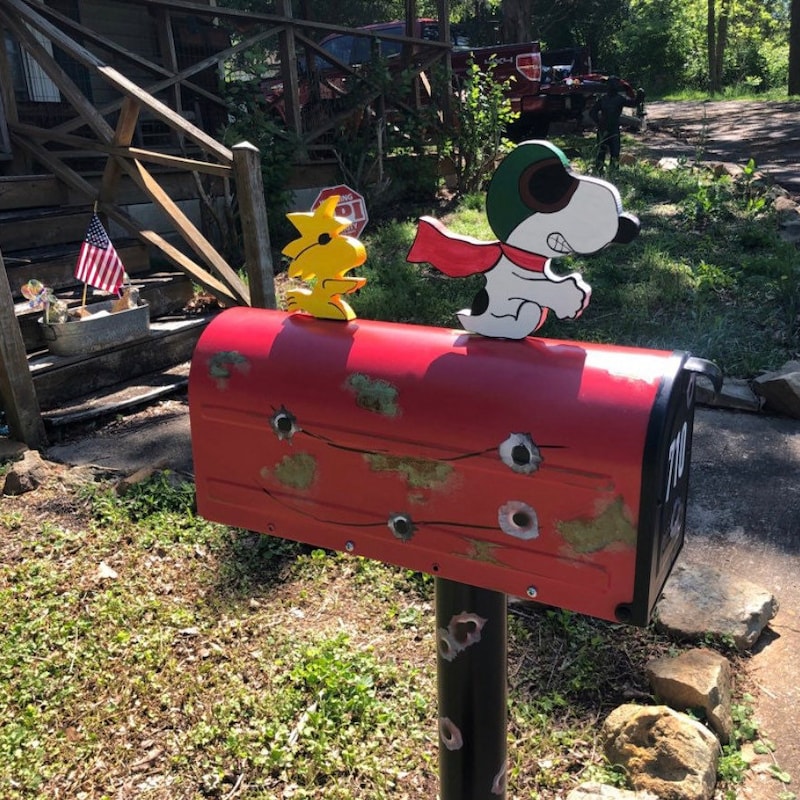 Snoopy Mailbox - Etsy