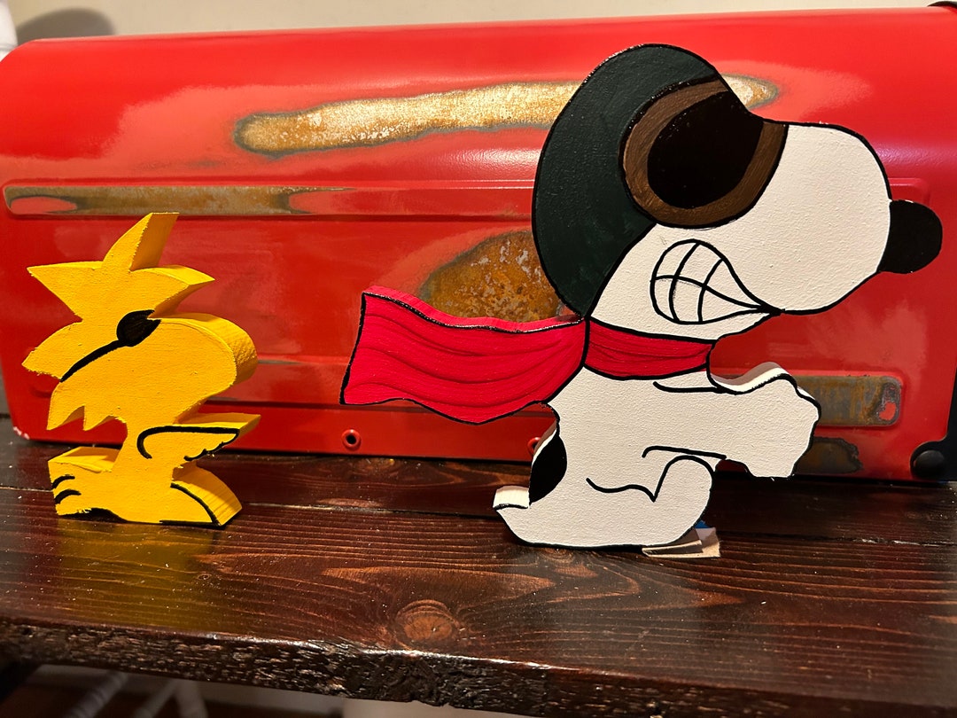 Large Snoopy and Woodstock ( Made as the Orders Come in ) MAILBOX NOT ...