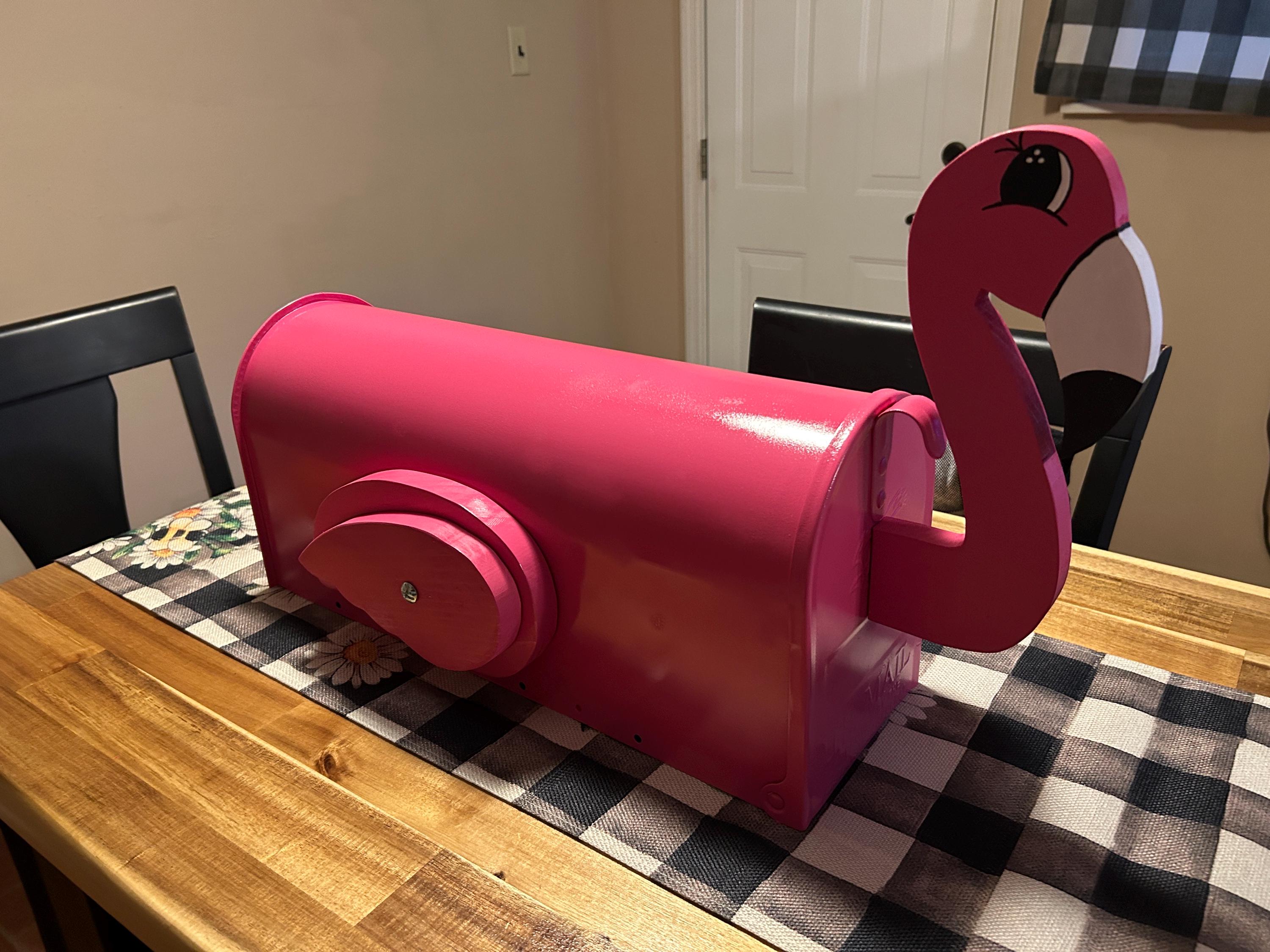 Flamingo Standard Size Mailbox (made as the Orders Come In!) - Etsy
