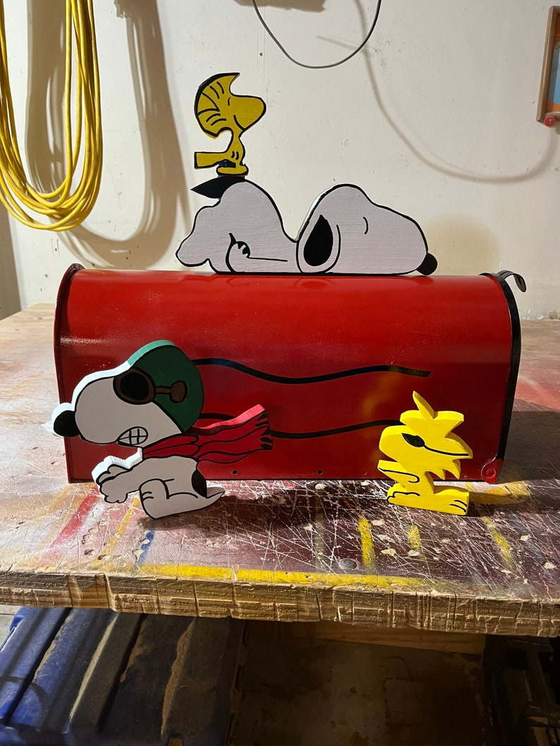 Snoopy Mailbox - Etsy