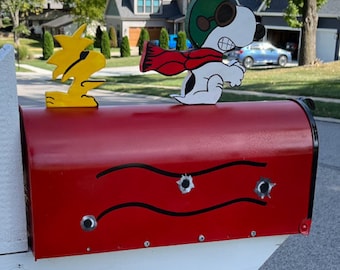 Snoopy and Woodstock Mailbox - Etsy
