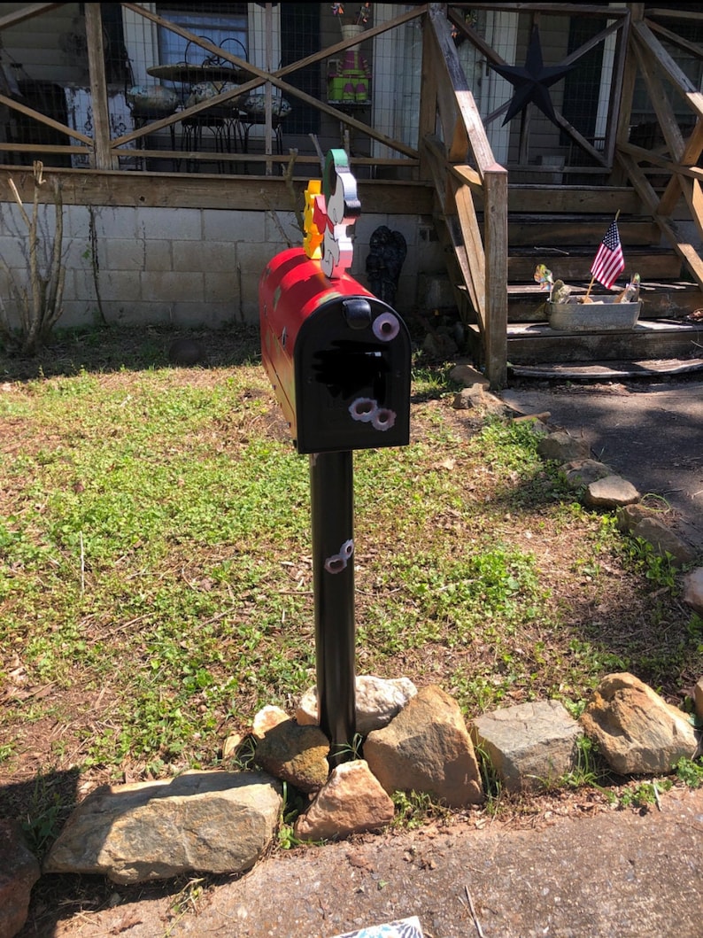 Patina Snoopy Red Baron LARGE Mailbox (made as the Oders Come In) - Etsy