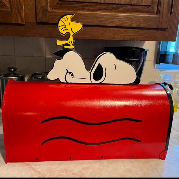 Snoopy Mailbox - Etsy