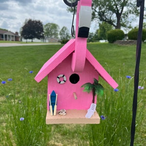 Flamingo Birdhouse - Etsy