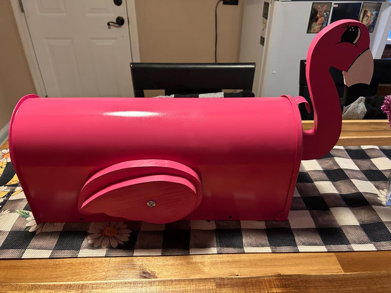 Flamingo Standard Size Mailbox (made as the Orders Come In!) - Etsy
