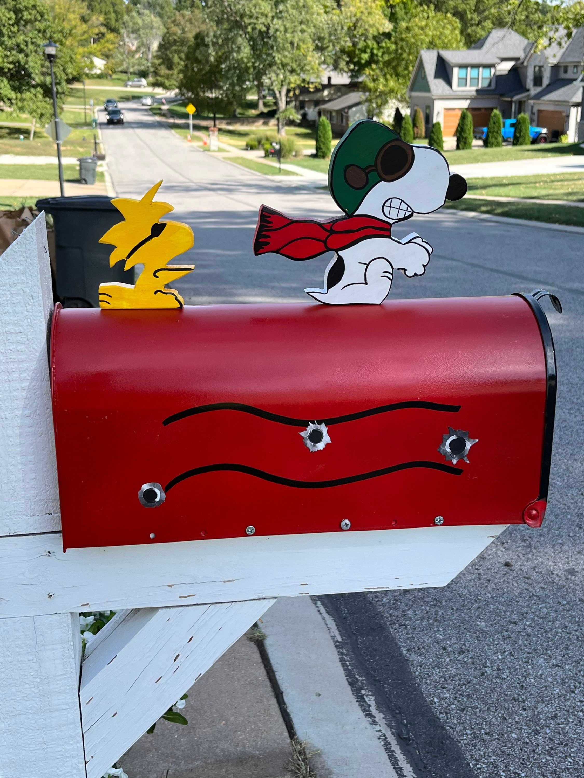 Red Residential Mailboxes Red Residential Mailboxes