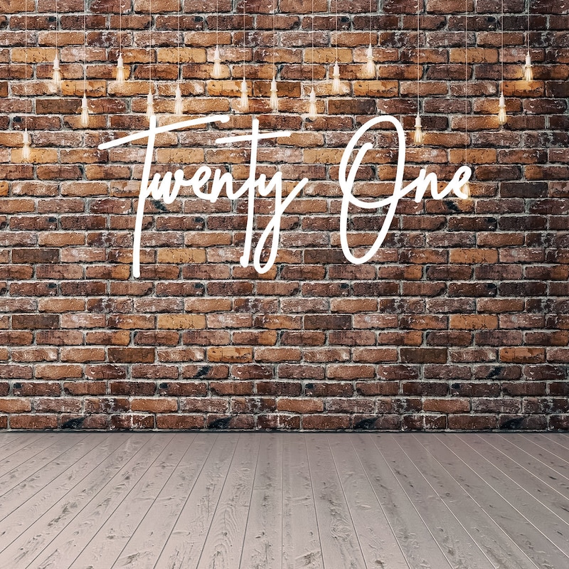 21 Neon Sign - Etsy Australia