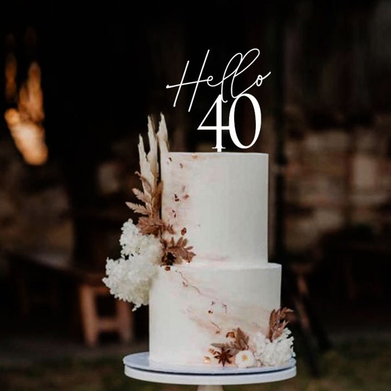 Modern Cake Topper - Etsy