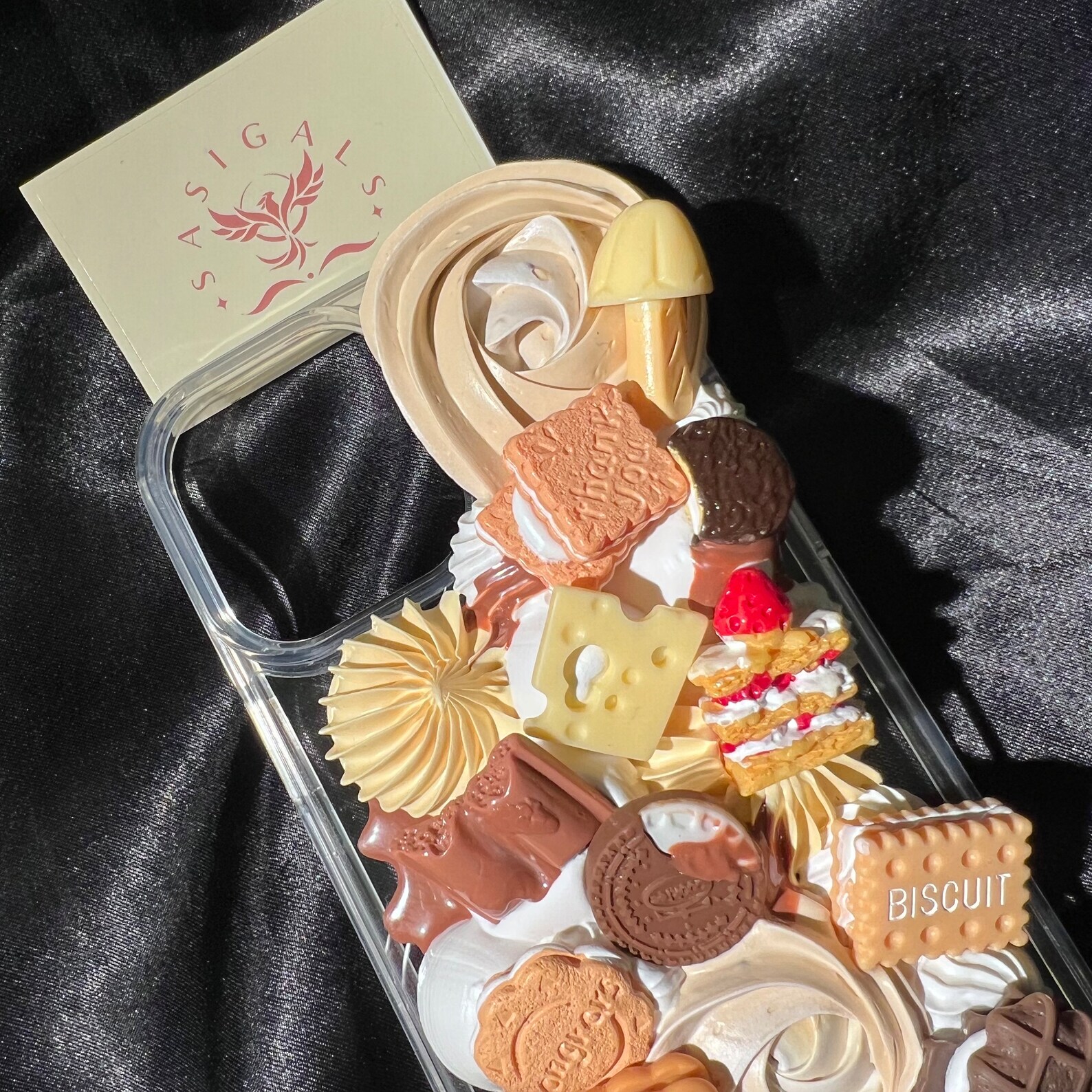 Chocolate Cookie Decoden Phone Case for All Brand - Etsy