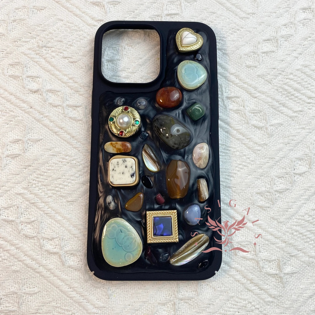 Shell and Gems Decoden Phone Case for All Brand - Etsy