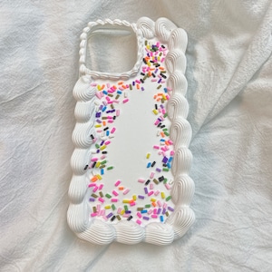 Rainbow Sprinkles Cream Fake Cake Decoden Phone Case - Etsy