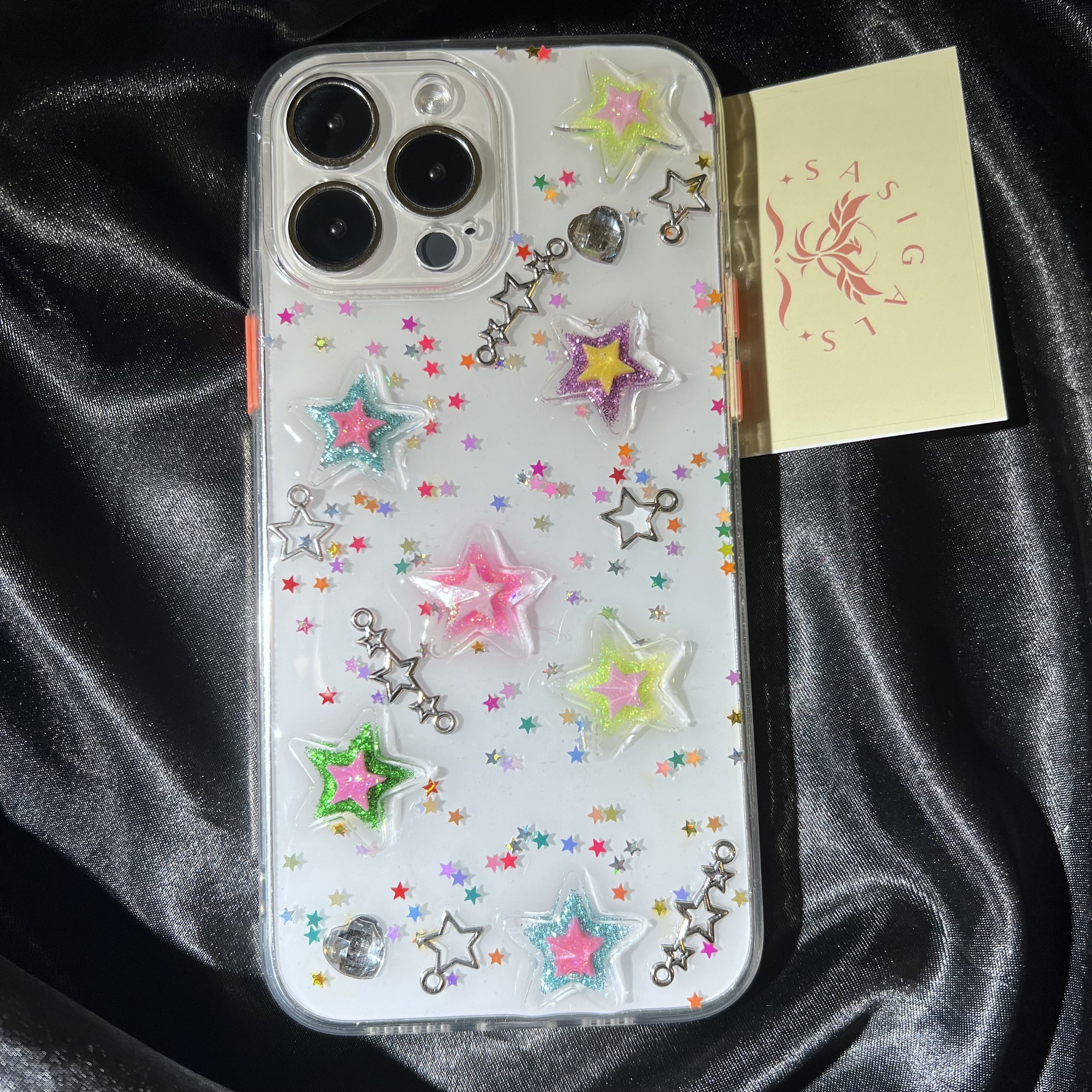 Cute Stars Y2K Resin Phone Case for All Brand - Etsy