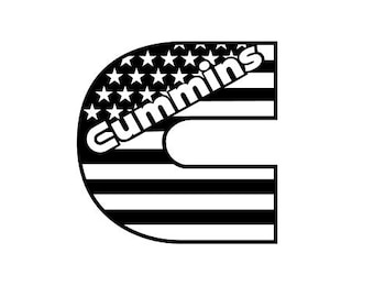 Cummins American Flag Svg - Etsy