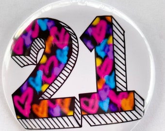 21st Birthday Pin | Etsy