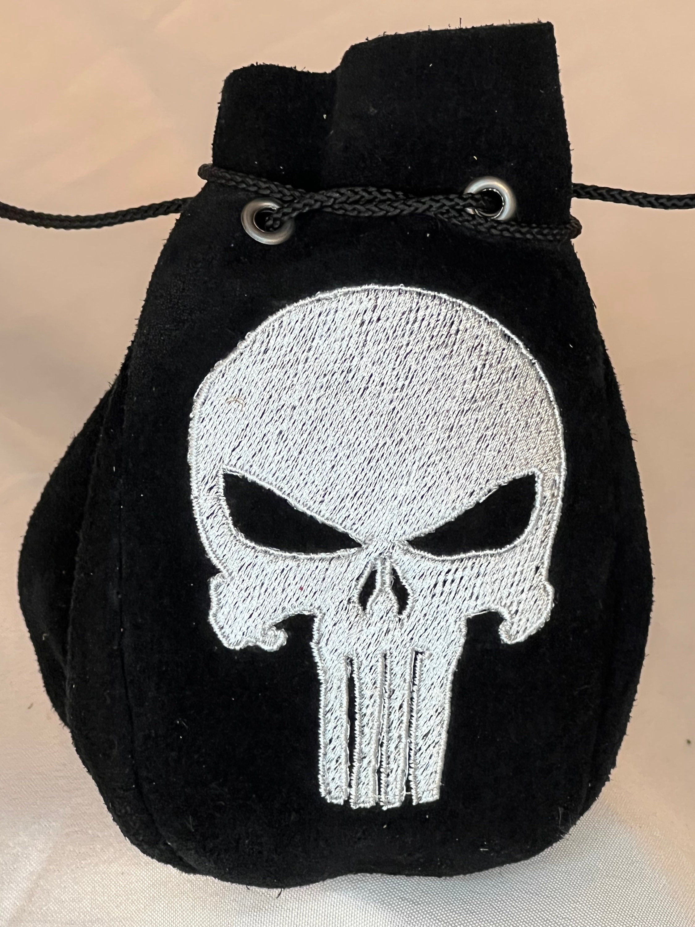 Punisher Dice Pouch Sack Stash Poke Bag Pieces Holder Gamer Role Play ...