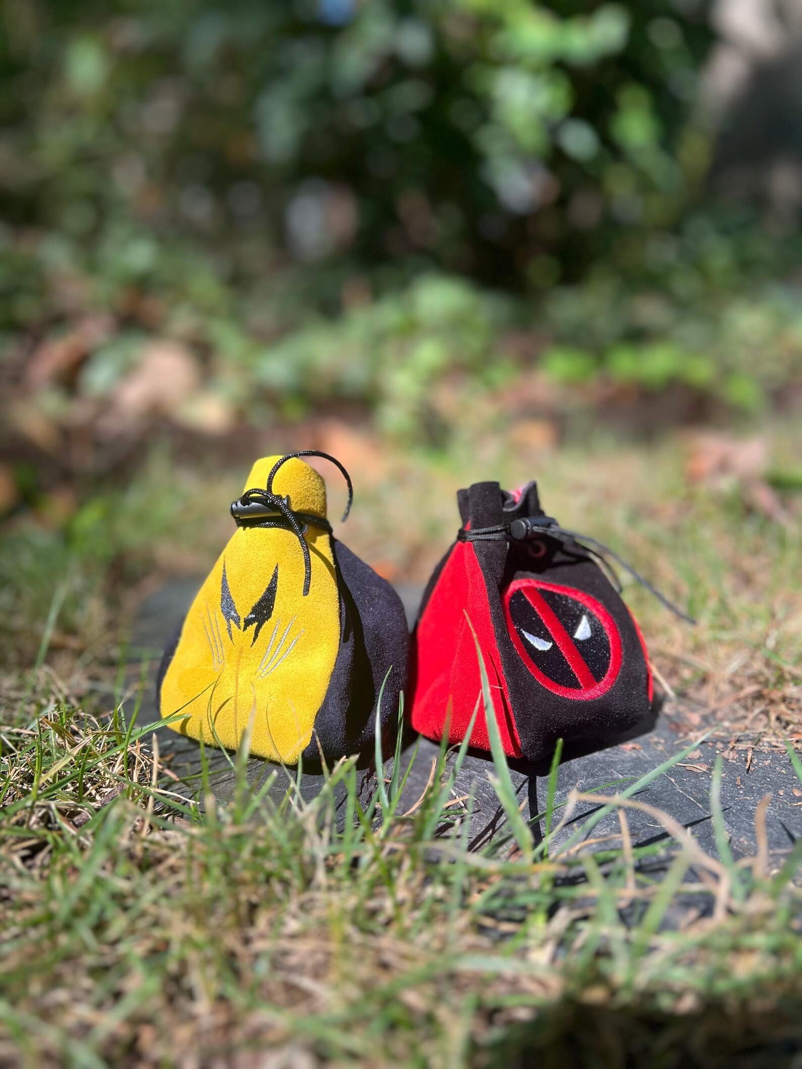 Deadpool Dice Bag Authentic Handmade Leather Poke Cosplay Accessory ...