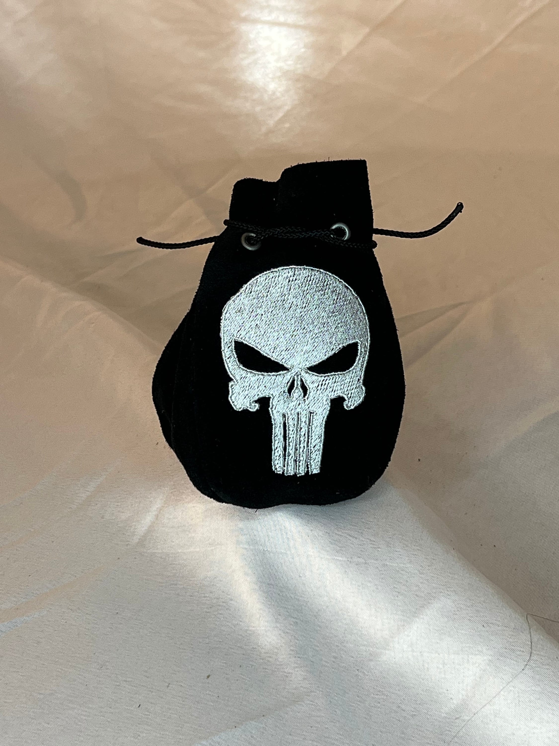 Punisher Dice Pouch Sack Stash Poke Bag Pieces Holder Gamer Role Play ...